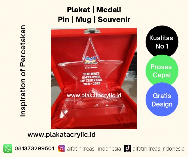 Ketahui Jenis-Jenis Plakat Award yang Elegan